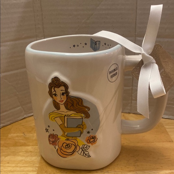 Disney | Dining | Rae Dunn Disney Princess Belle Mug Two Sided Says ...
